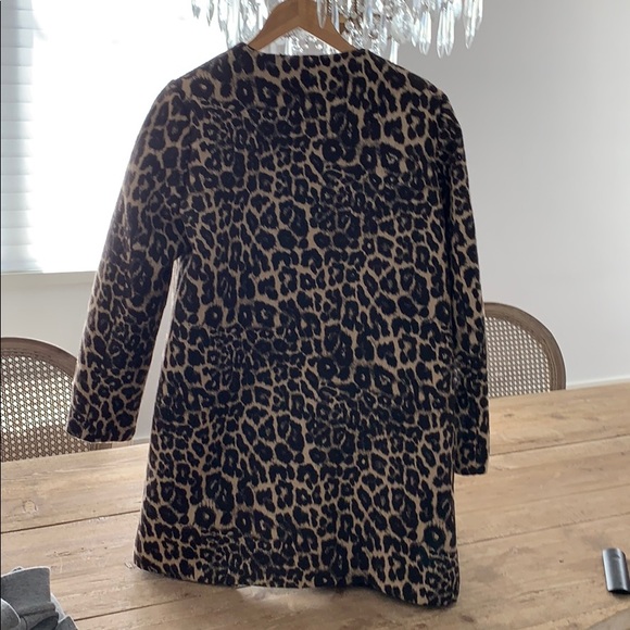Zara | Jackets & Coats | Zara Leopard Coat | Poshmark